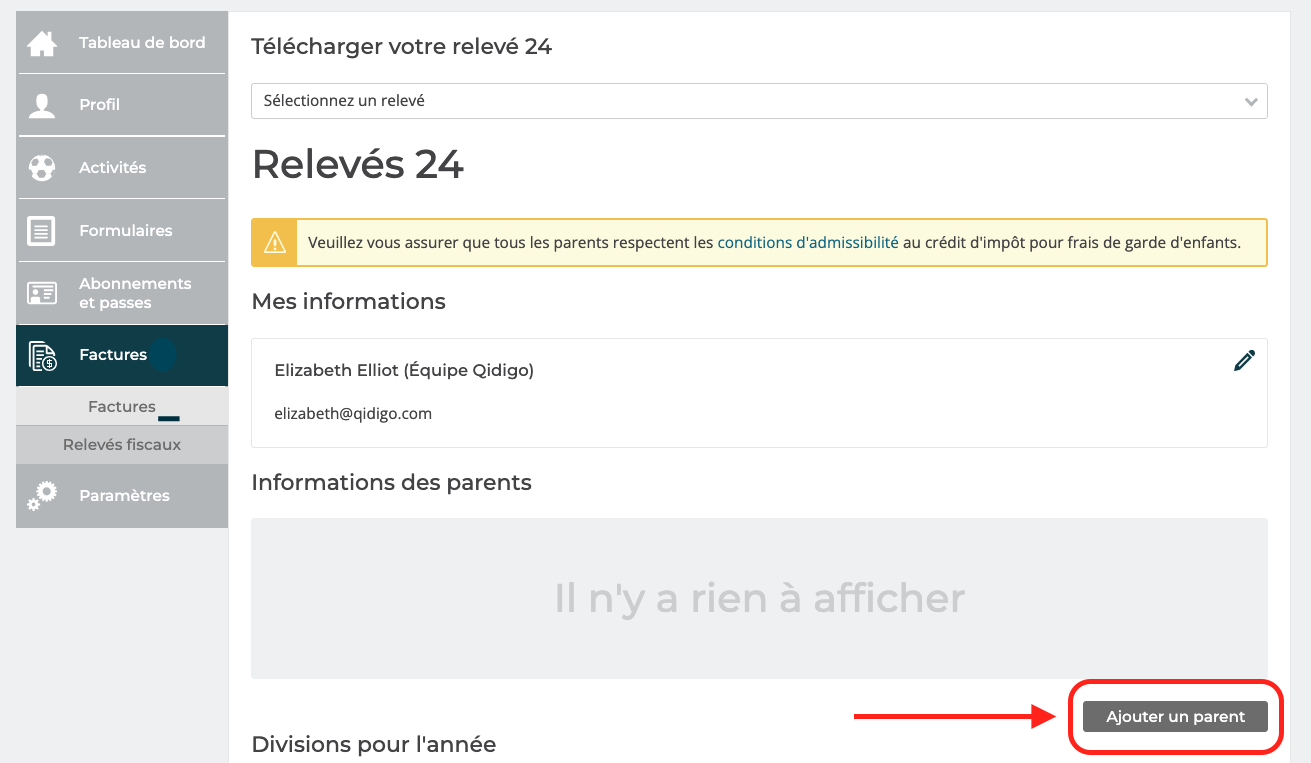 Comment diviser un relevé 24 entre plusieurs prestataires?