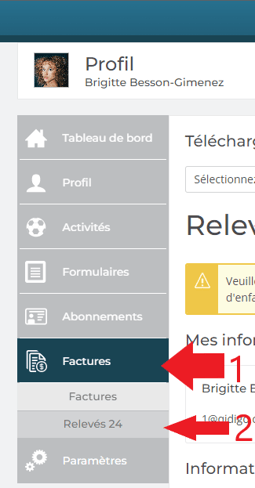 Accéder à mon relevé 24